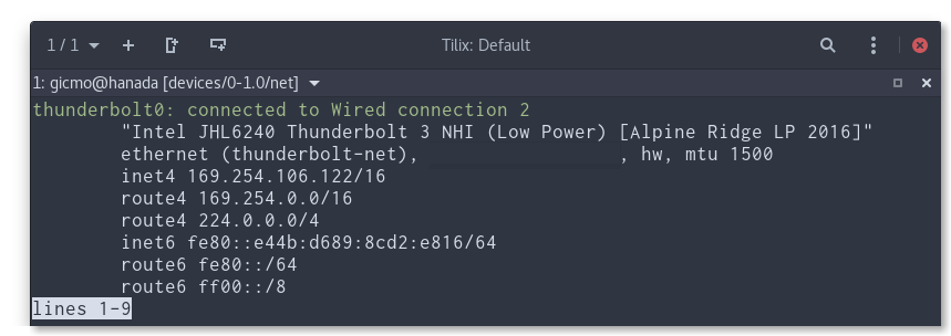 Thunderbolt Networking on Linux by Christian Kellner